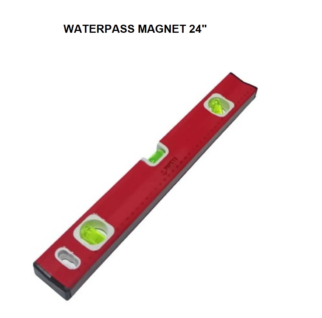 Waterpass Magnet 24" Pengaris Ukur Waterpass
